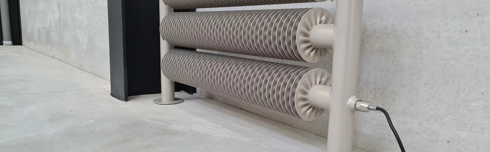 Vstupní a výstupní teplota radiátoru, přepočet výkonu